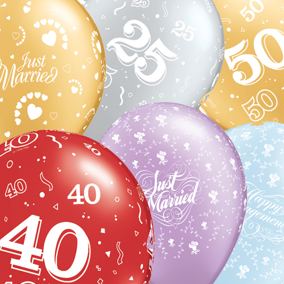 Wedding & Anniversary Balloons